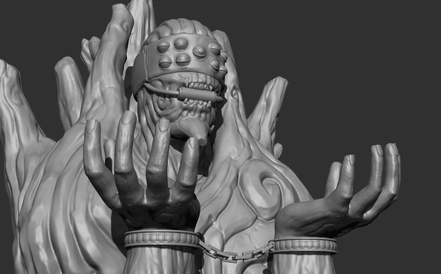 ArtStation - FAN ART: Naruto Shippuden - Demonic Statue of the Outer ...