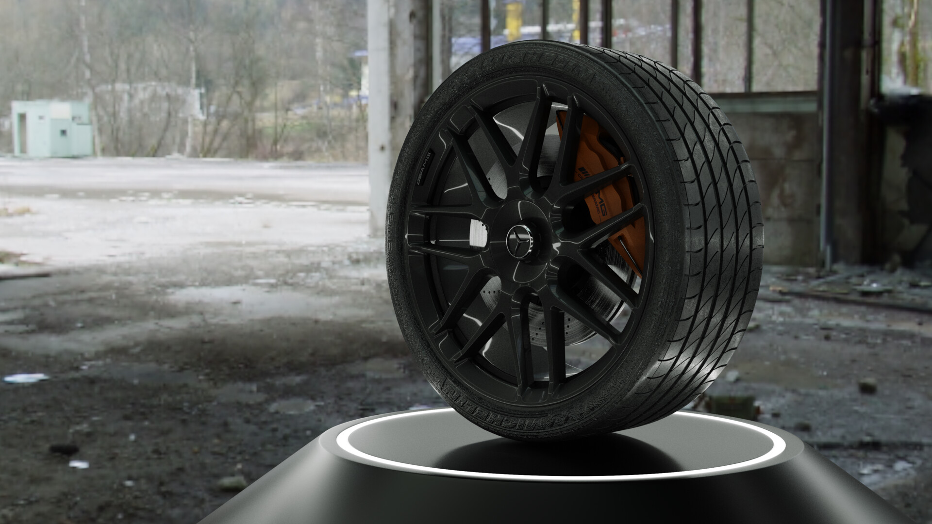 ArtStation - Wheel Mercedes / AMG