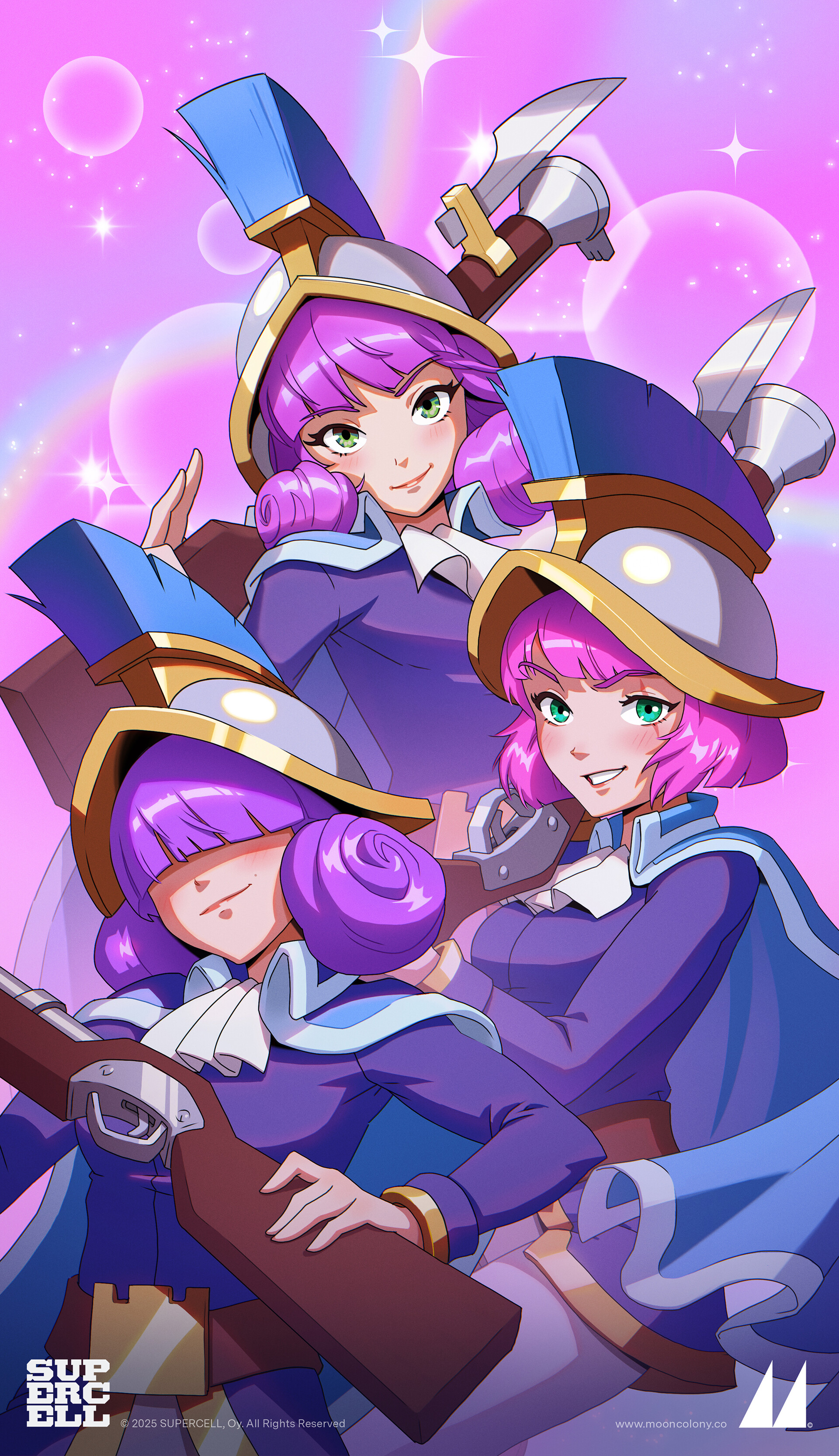 Mooncolony - Clash Royale | Three Musketeers Animation