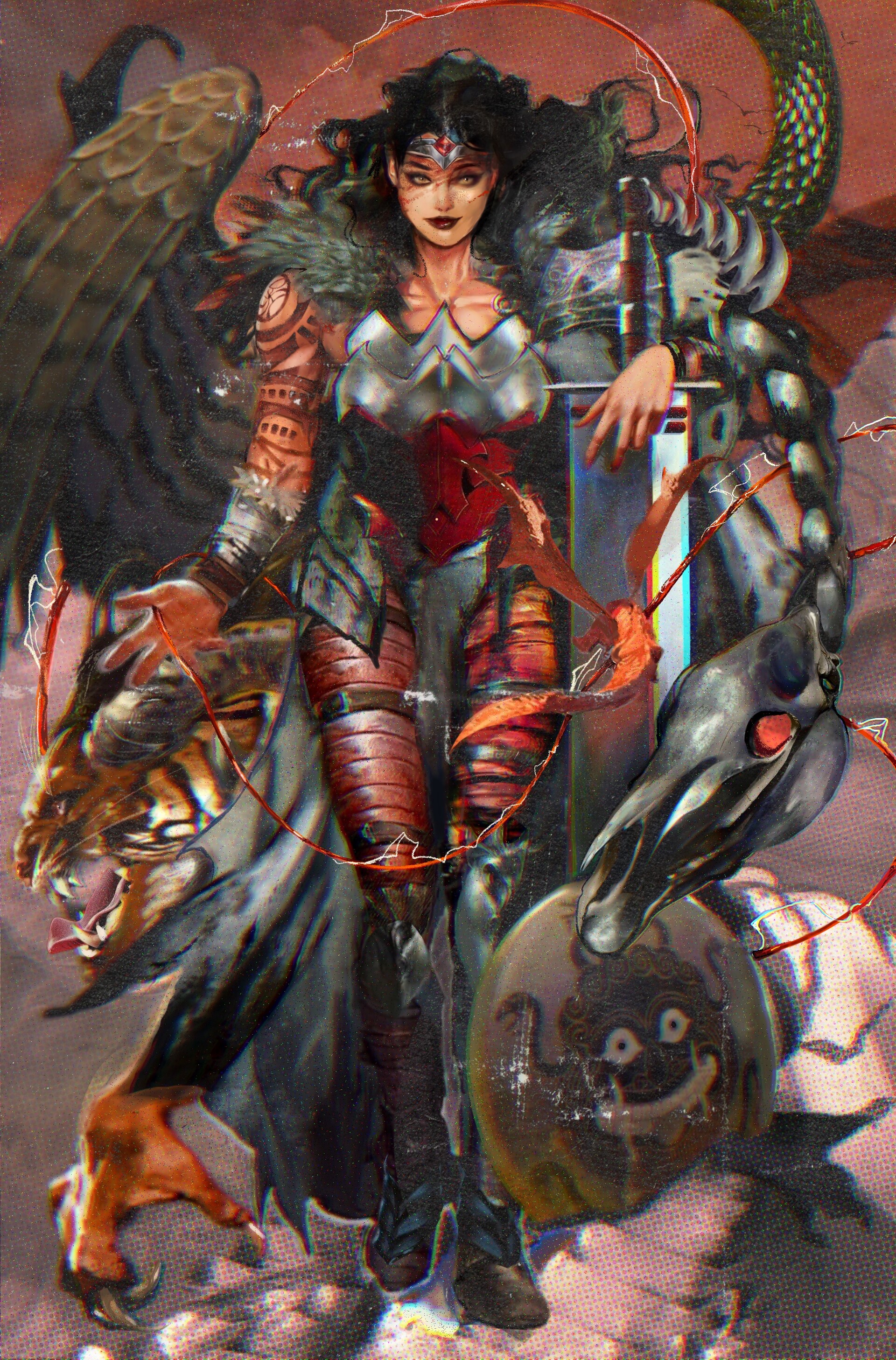 ArtStation - Absolute Wonder Woman #16- Variant Cover