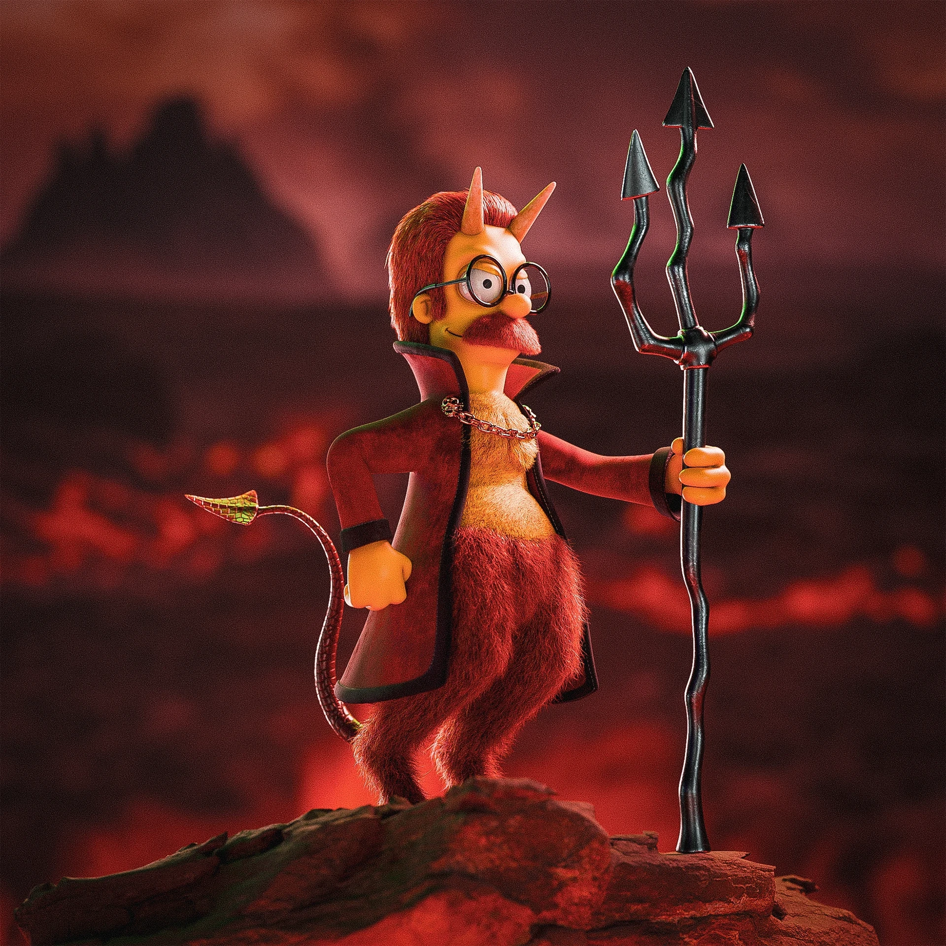 ArtStation - FLANDERS THE DEVIL