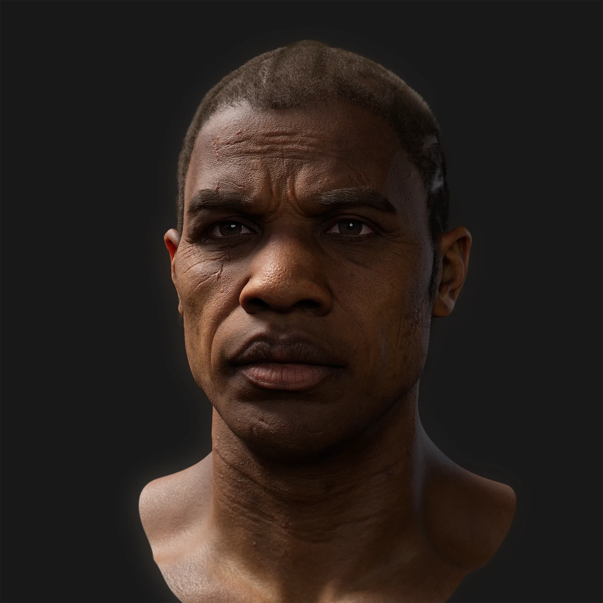 ArtStation - Realistic Human Head