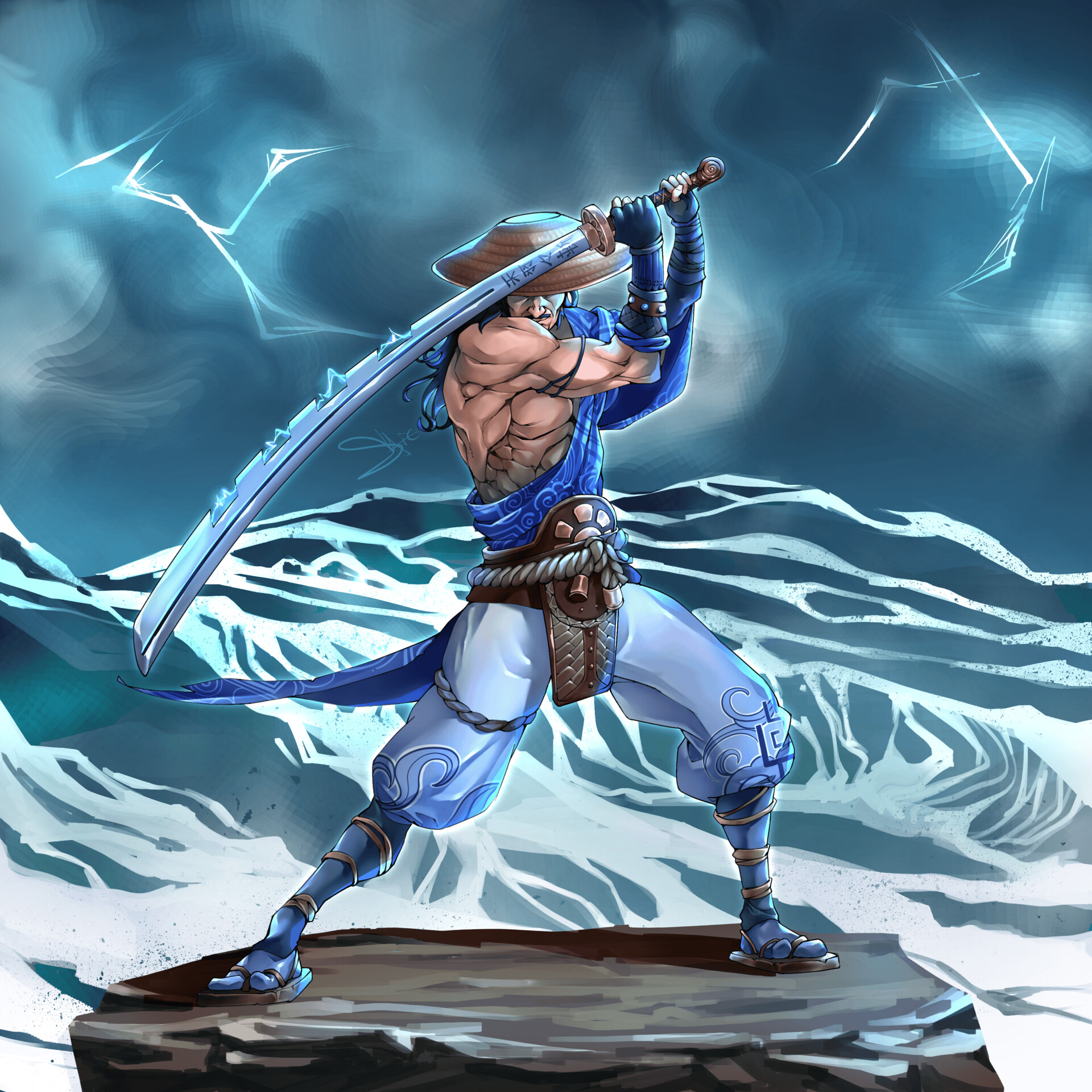 ArtStation - Susano from Smite game