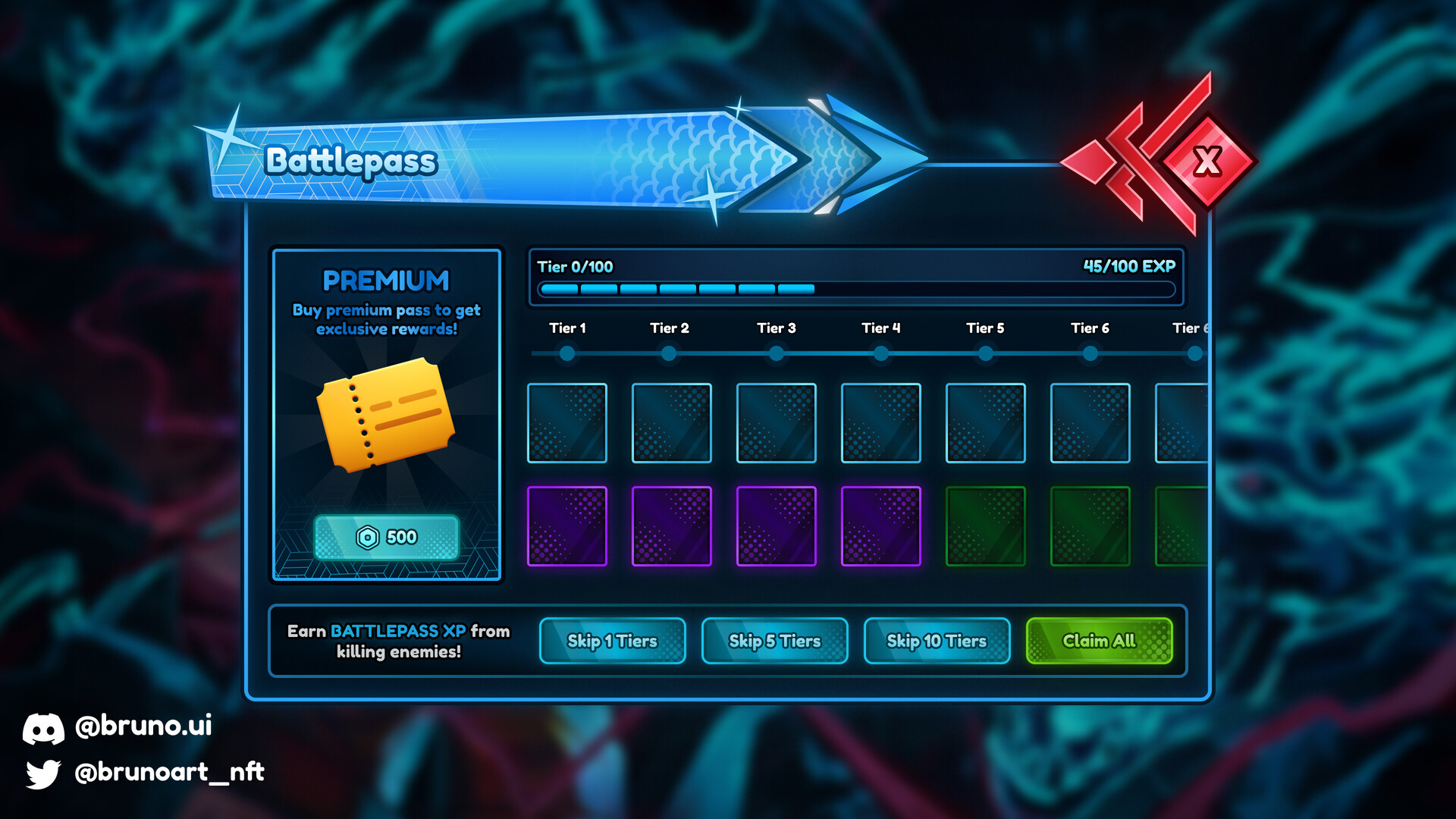 ArtStation - BattlePass UI