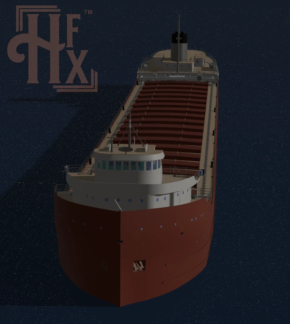 ArtStation - SS Arthur M. Anderson *Model Commission*