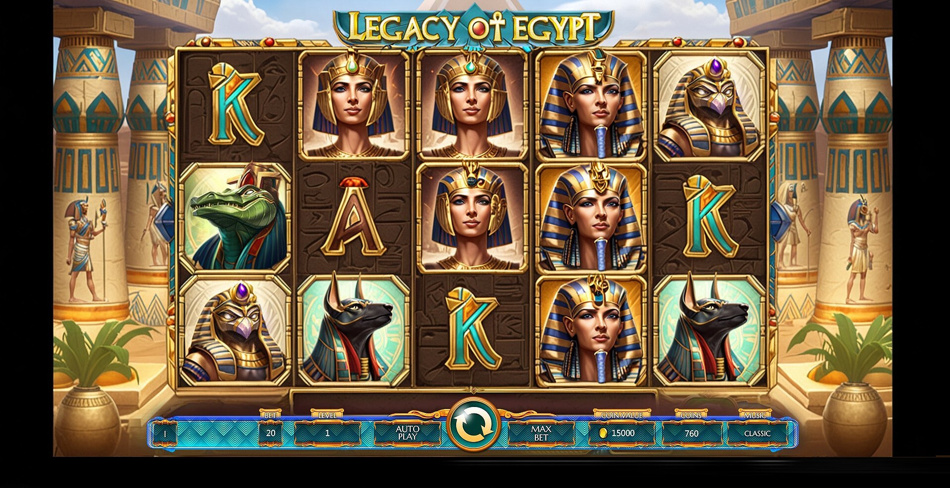 ArtStation - Slot Game - Egypt Theme