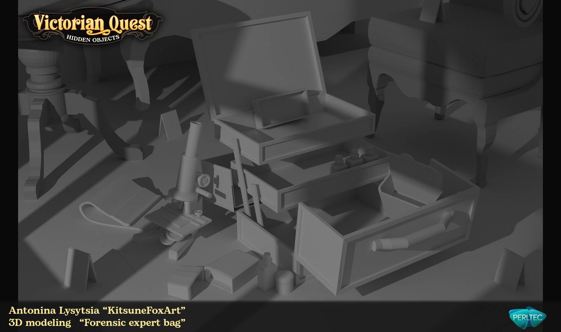 ArtStation - Forensic expert bag. 3D modeling