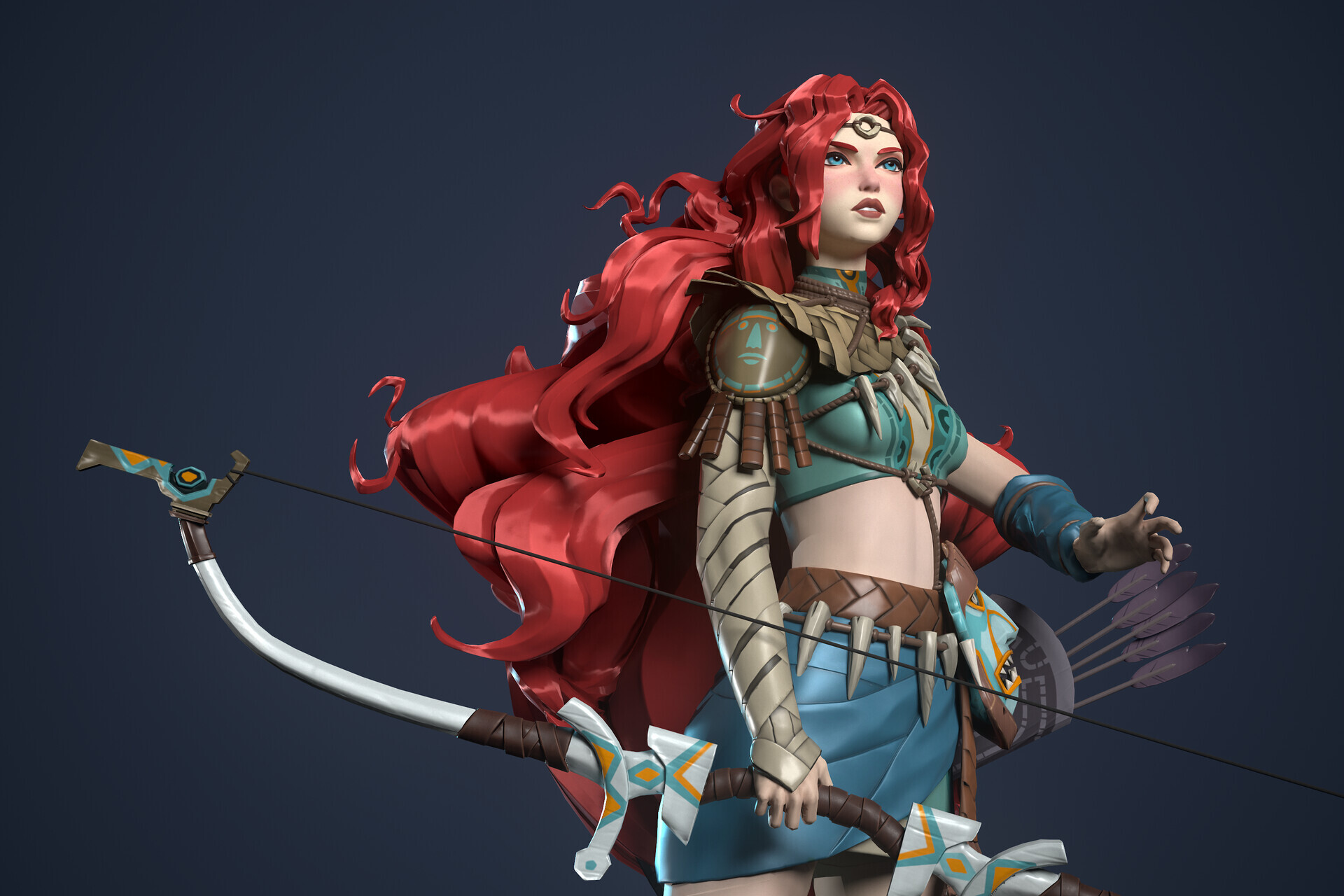 ArtStation - Tribal Princess by Nillohit Barman