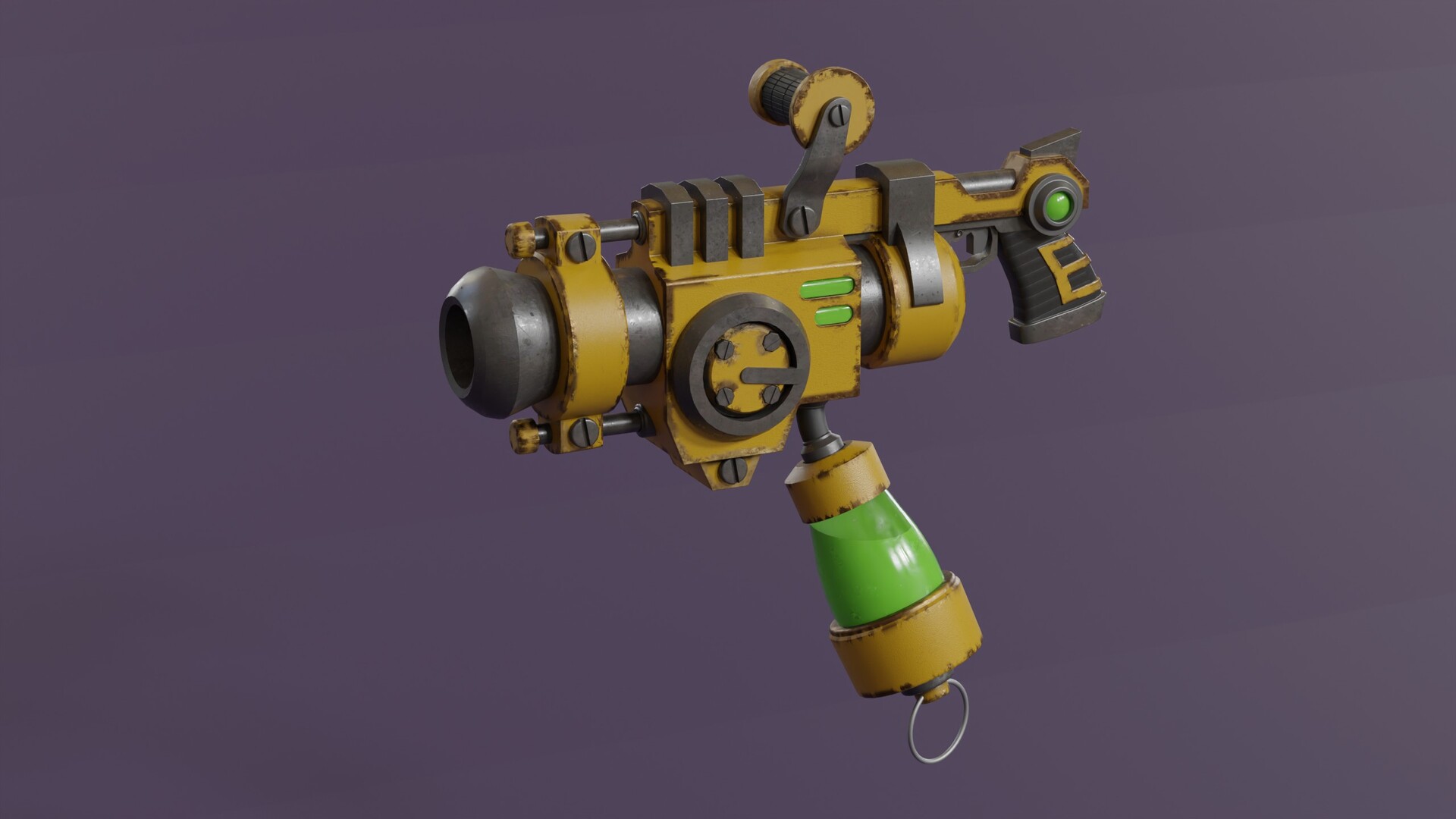 ArtStation - Sci-fi weapon: Goo gun