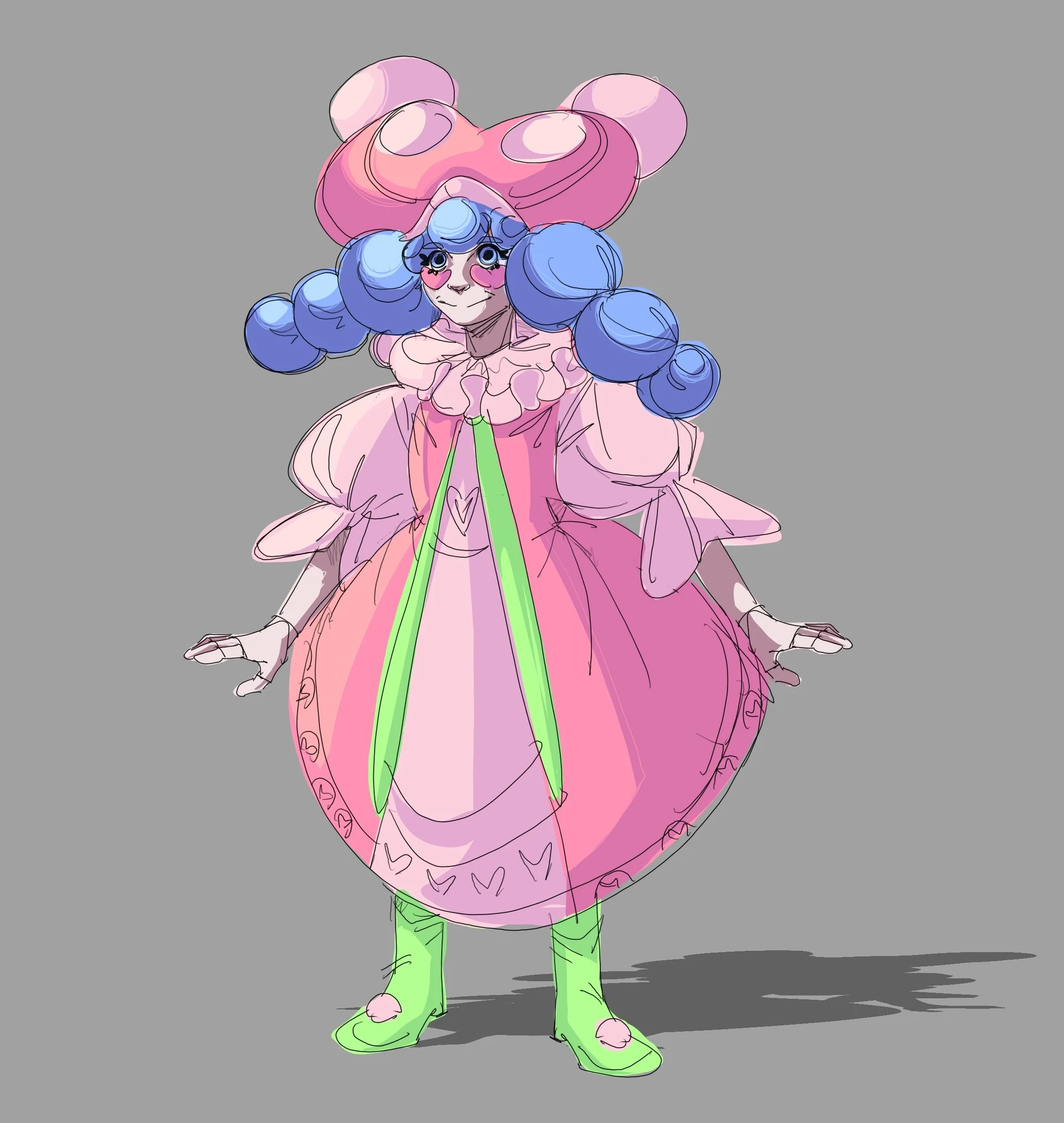 ArtStation - Heart jester - side character— CARNIVAL PROJECT