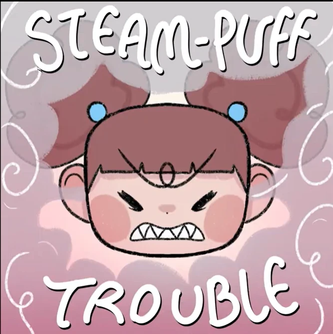 ArtStation - Steam-puff Trouble [Children's book project]