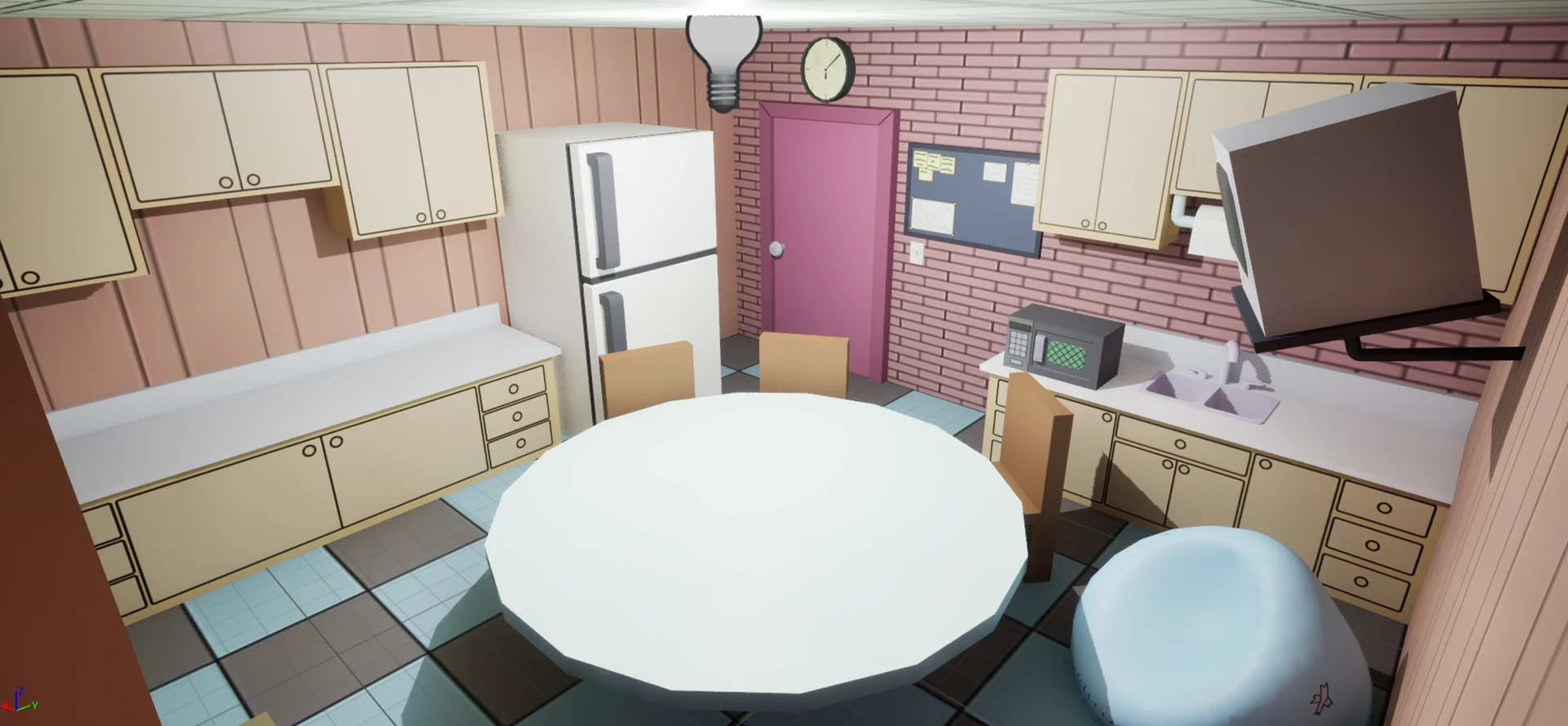 ArtStation - Smiling Friends Breakroom Recreation - 3dsMax and Unreal