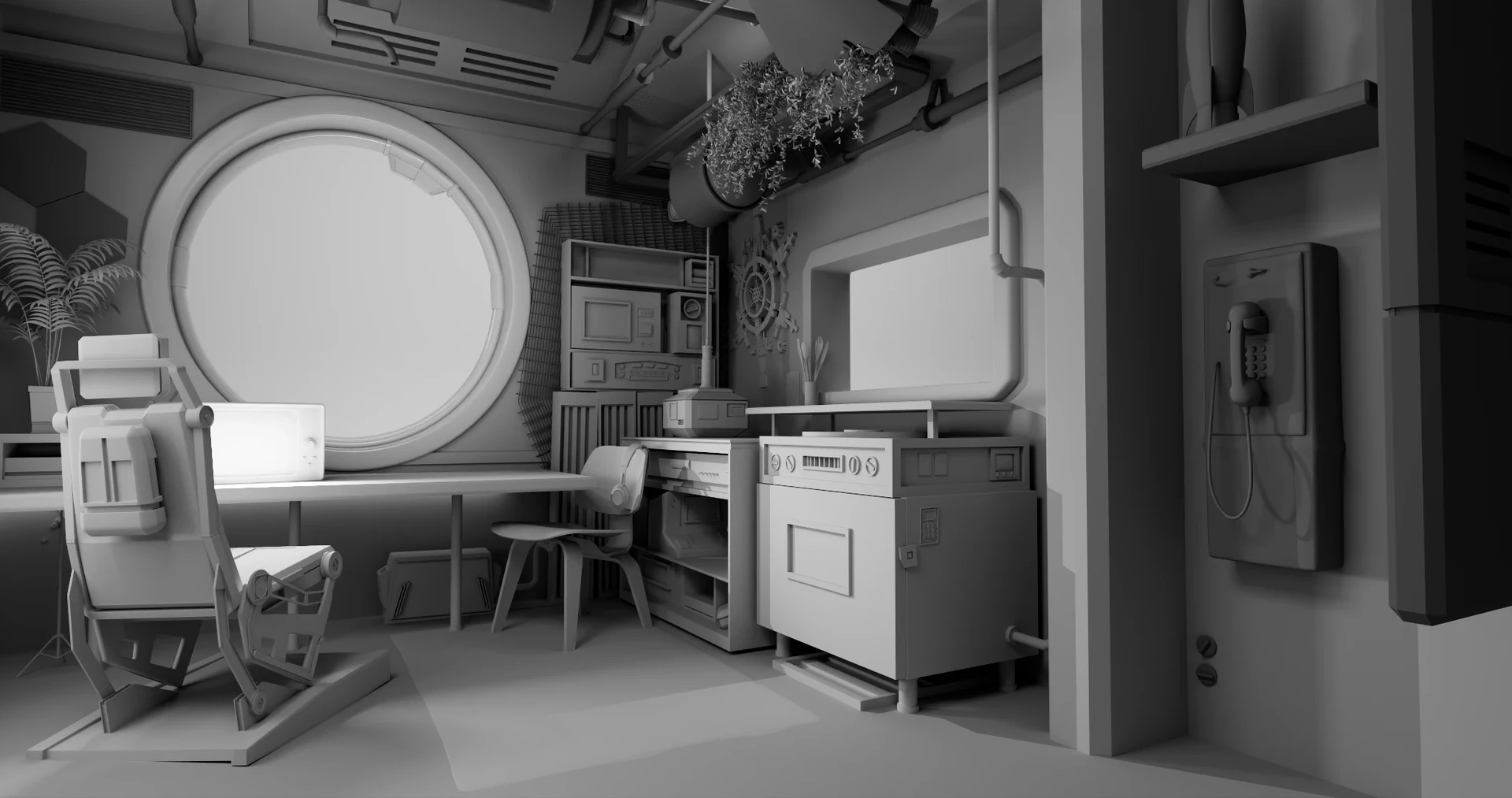 ArtStation - Space Environment (WIP)