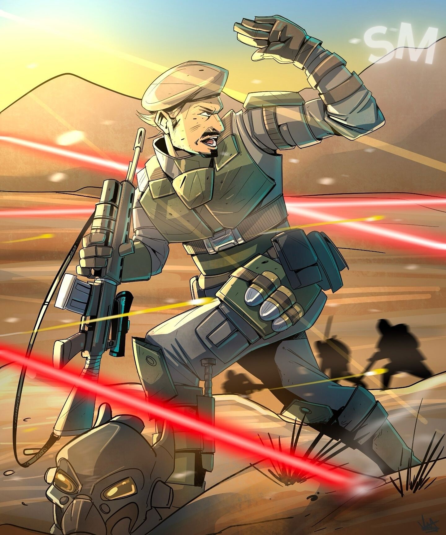 ArtStation - Commander Jarek Stone