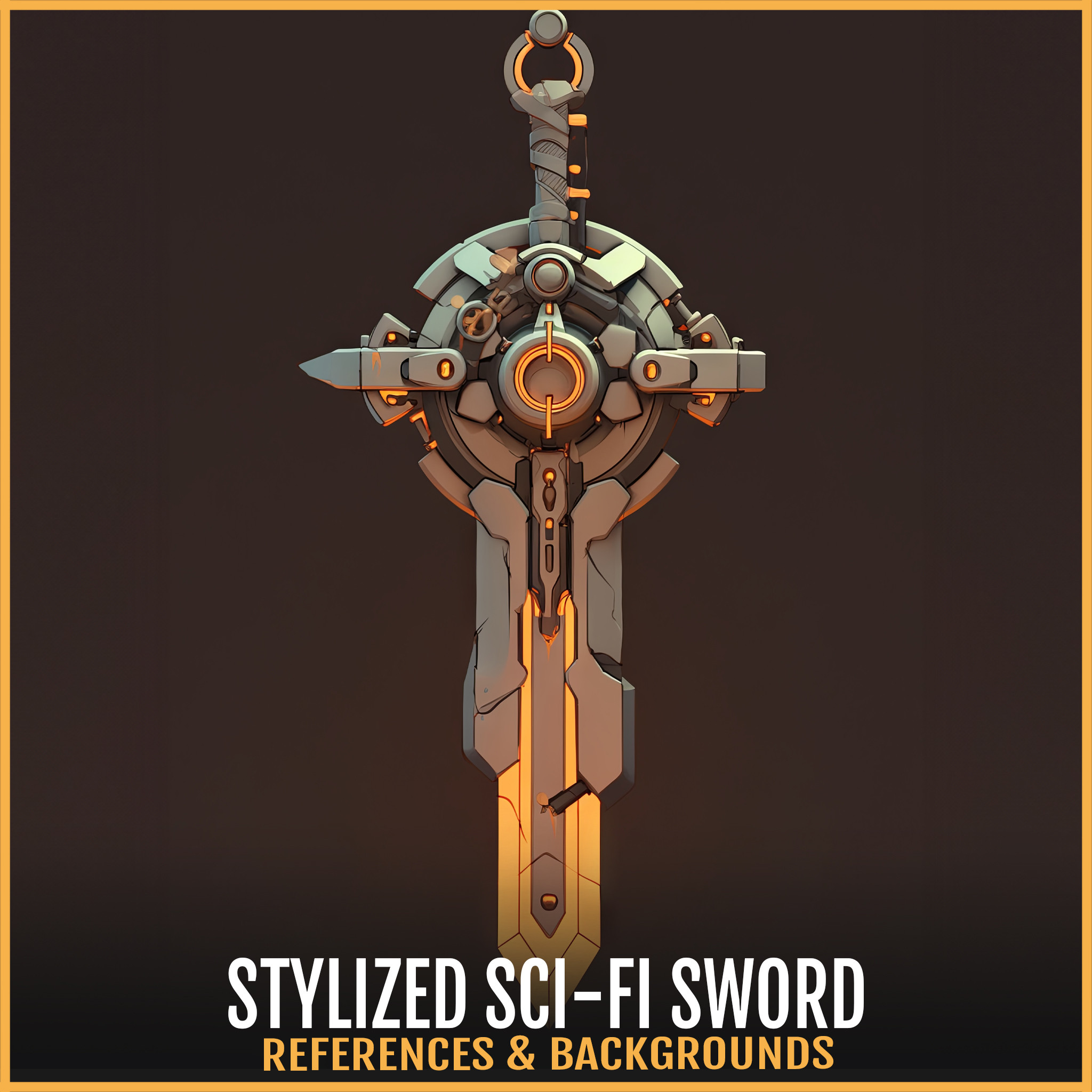 Artificial Dimension - 303 Stylized Sci-Fi Sword