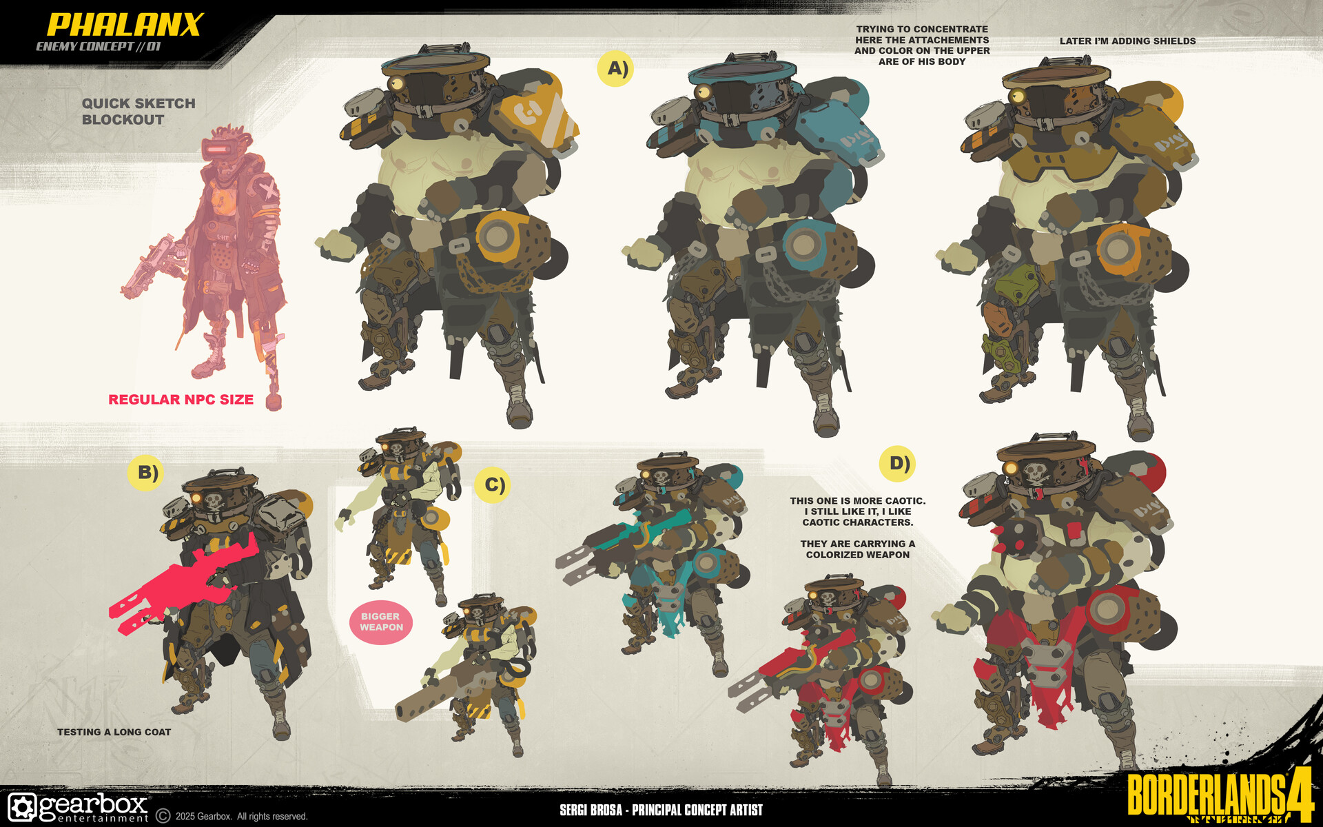BORDERLANDS 4 // Ripper enemy concept art-花瓣网