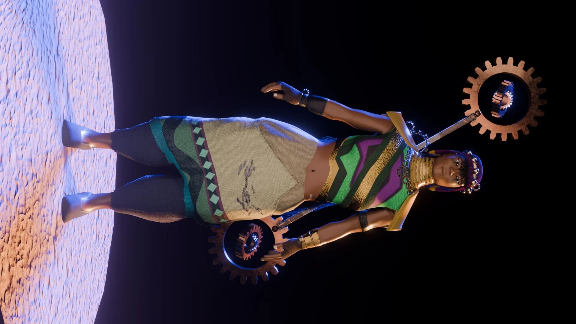 ArtStation - desert warrior