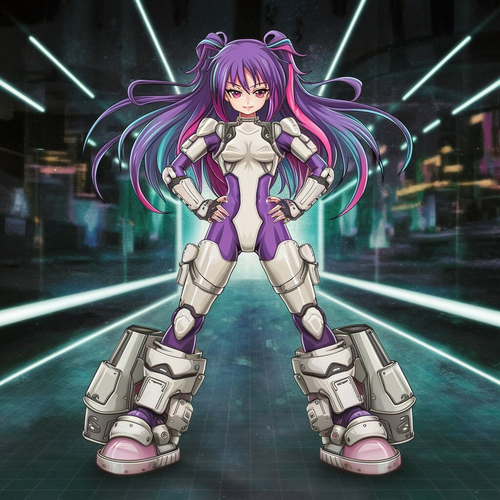 ArtStation - Violet Mecha Vanguard