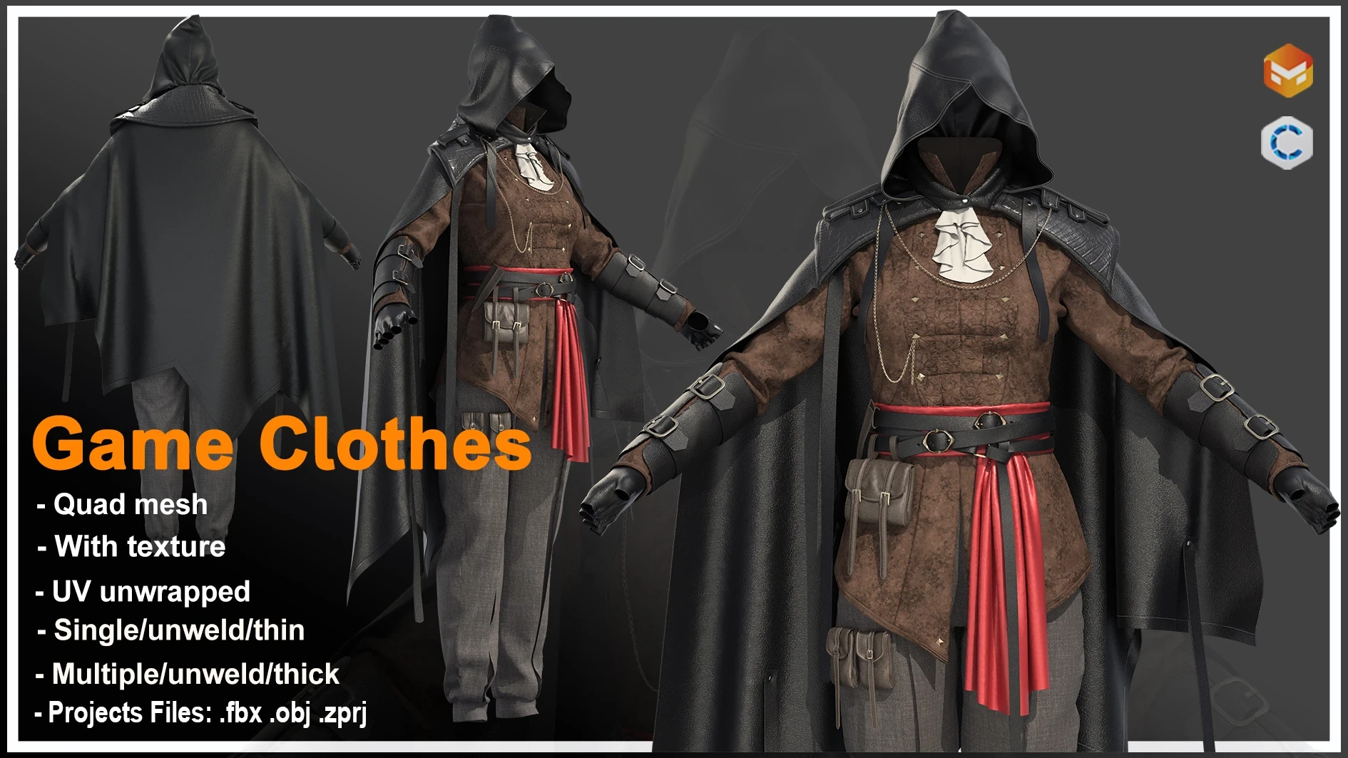 ArtStation - game clothes