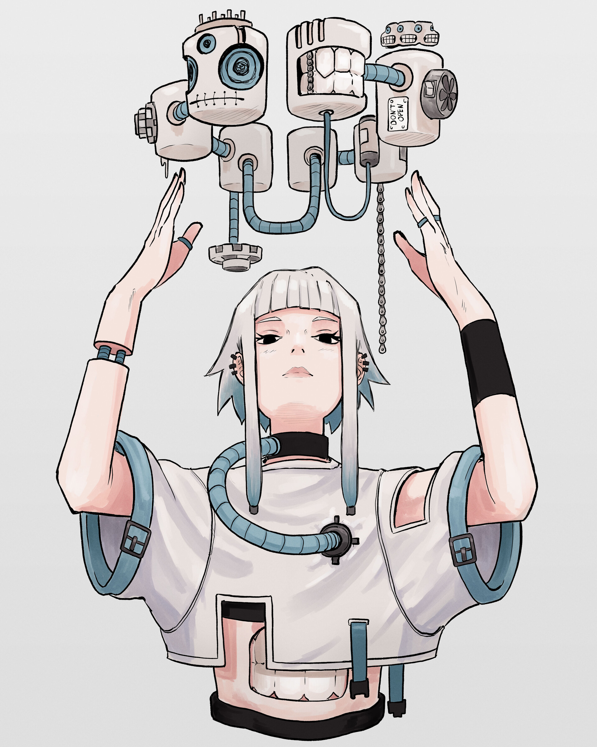 ArtStation - Bio-Mecha Girl IV