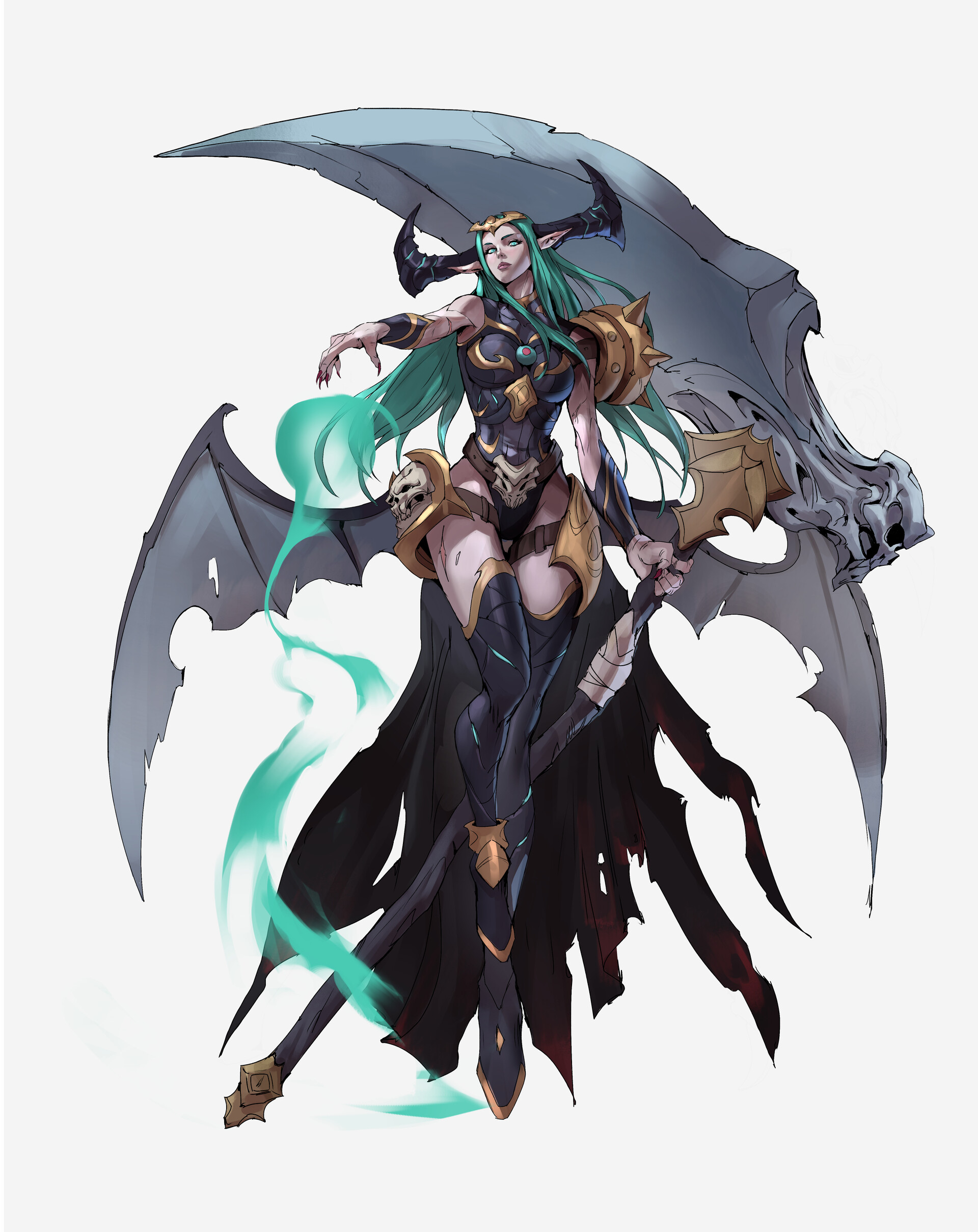 ArtStation - Claire, demon witch