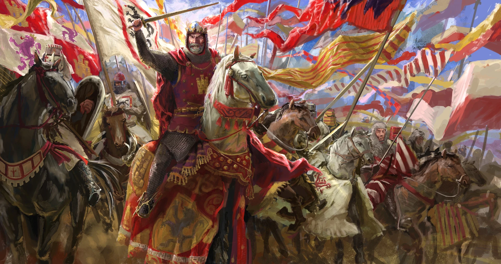 ArtStation - Cavalry charge in the battle of Navas de Tolosa