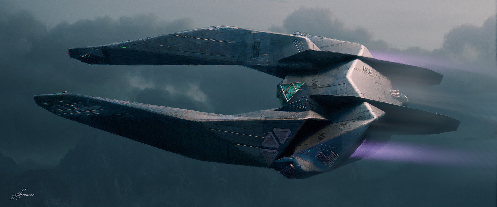 ArtStation - PREDATOR: BADLANDS - Ship Concept 5