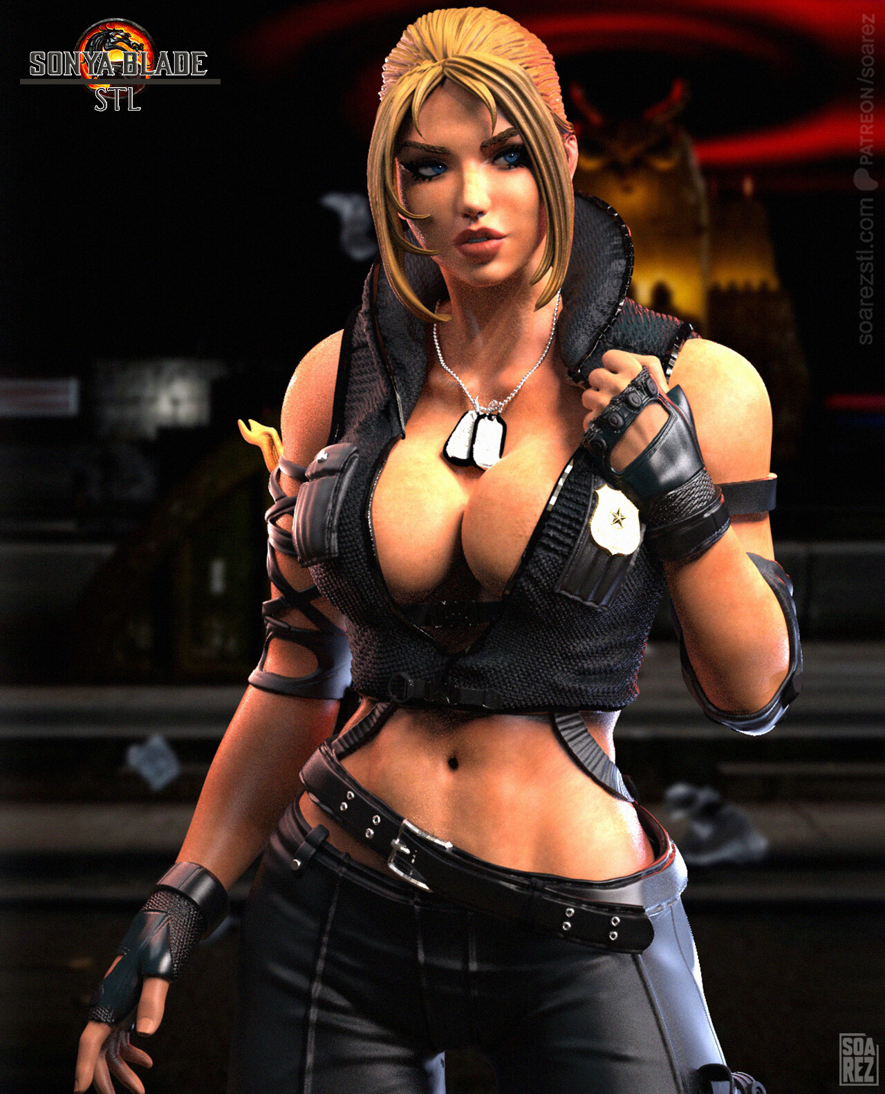 ArtStation - Sonya Blade - MORTAL KOMBAT