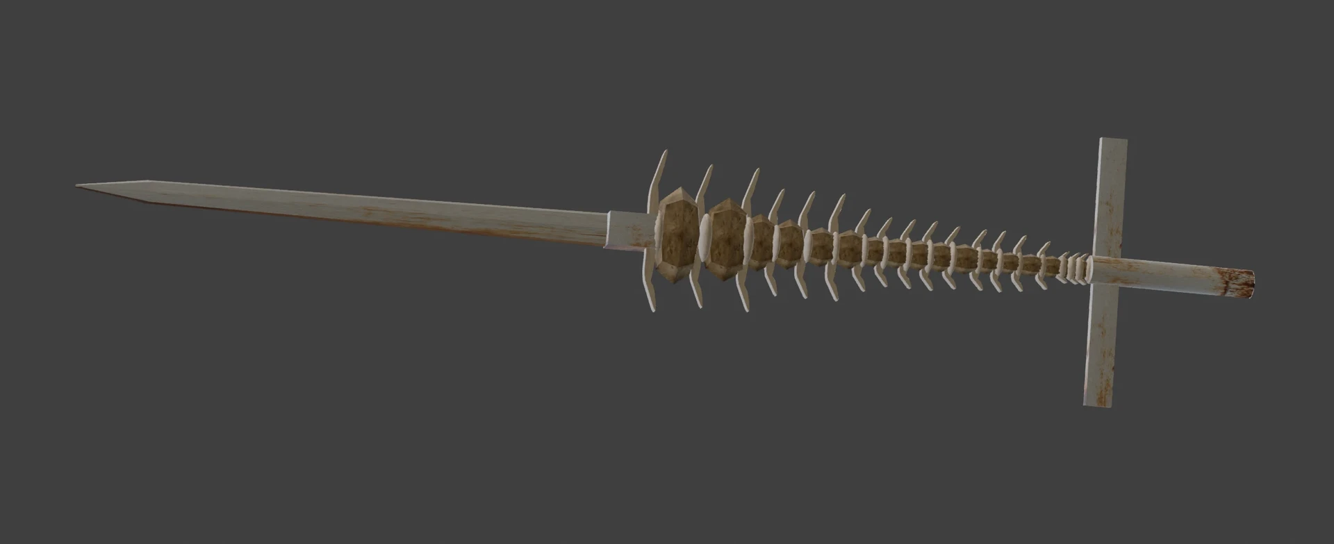 ArtStation - Sword made of bones - practice Concept