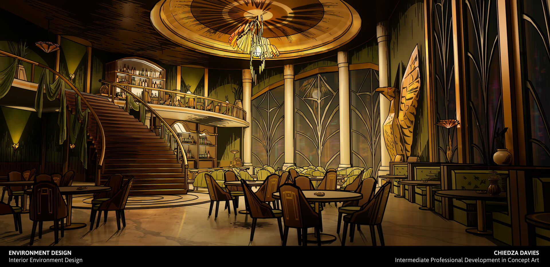 ArtStation - The Eyrie Speakeasy