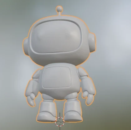 ArtStation - Smooth Stylized Robot Base Mesh