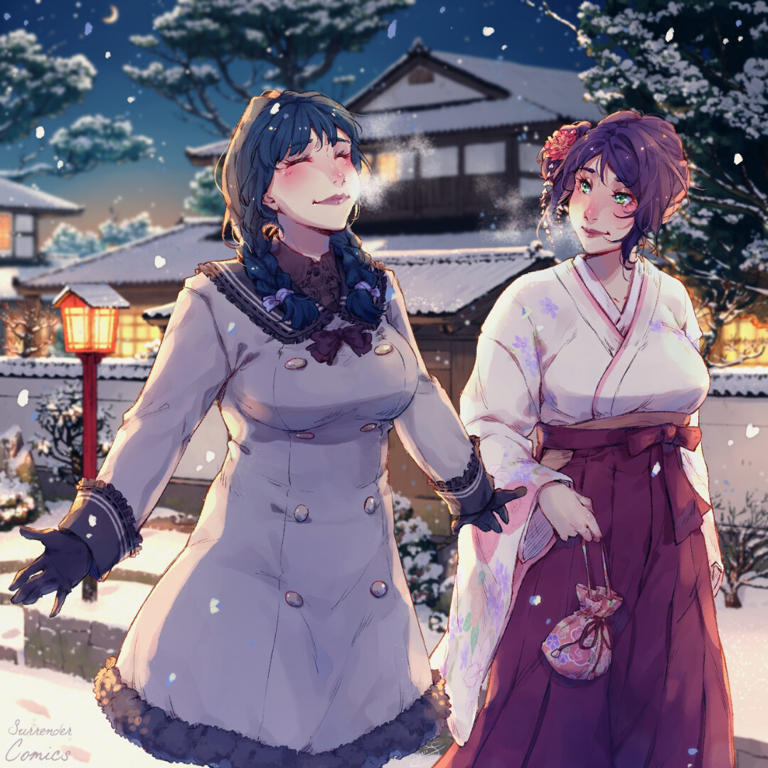 ArtStation - 🎄 Surrender Classics: Evening Stroll