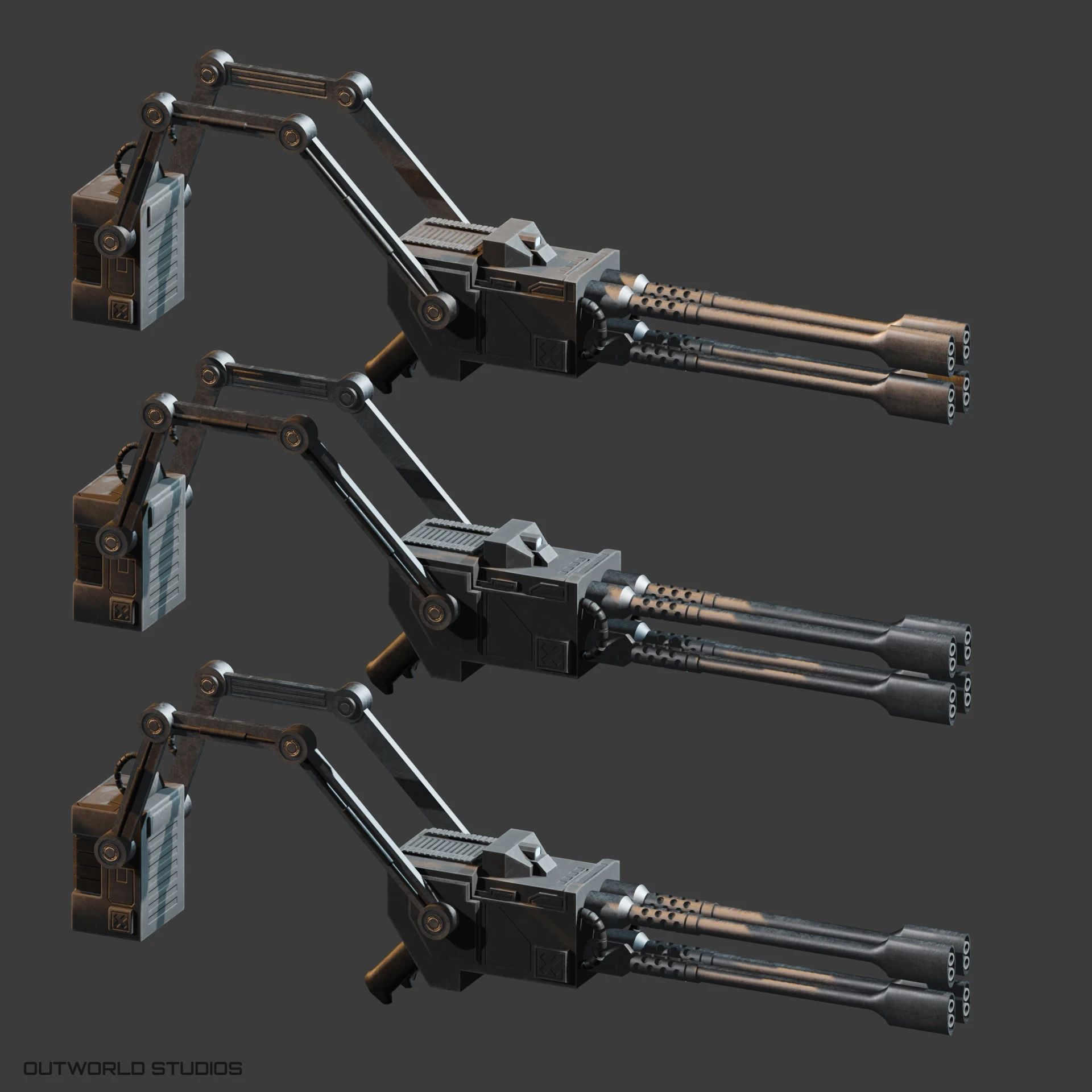 Outworld Studios - Star Wars Quad Cannon Blaster