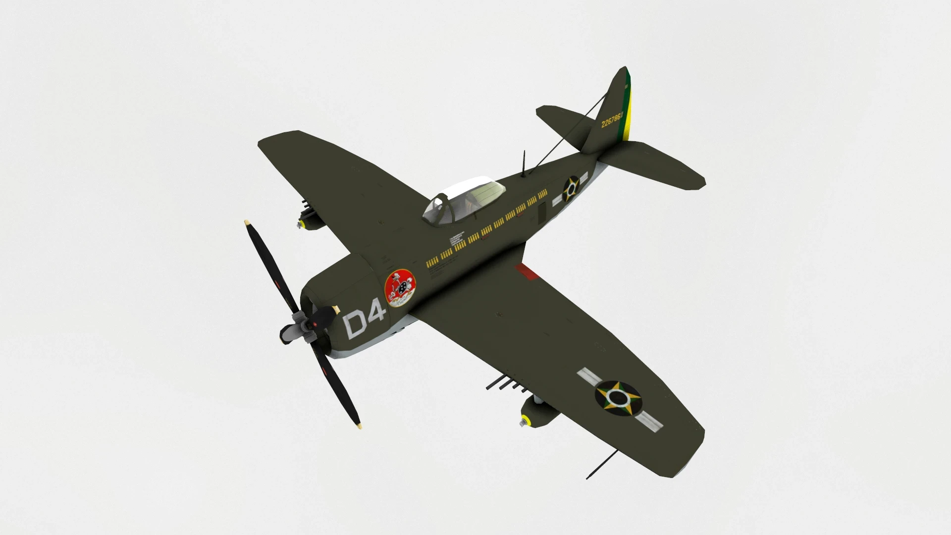 Elias Filho - Republic P-47D Thunderbolt FAB 3D