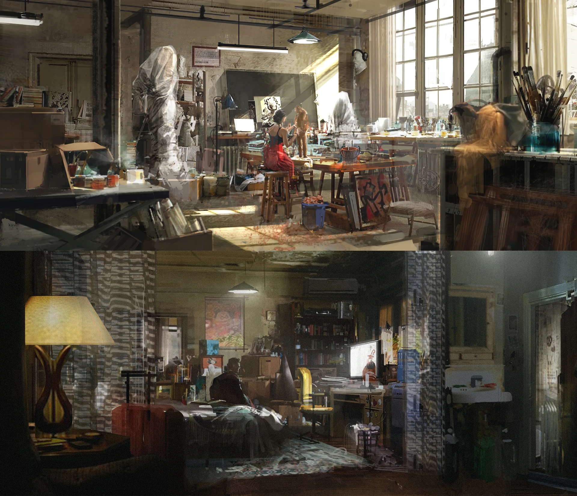 ArtStation - Studio & apartment｜Concept Art