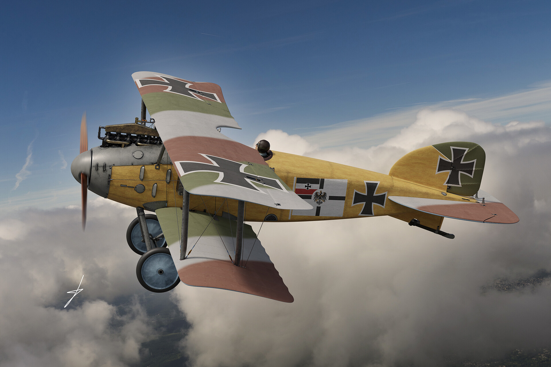 ArtStation - Albatros D.II Early