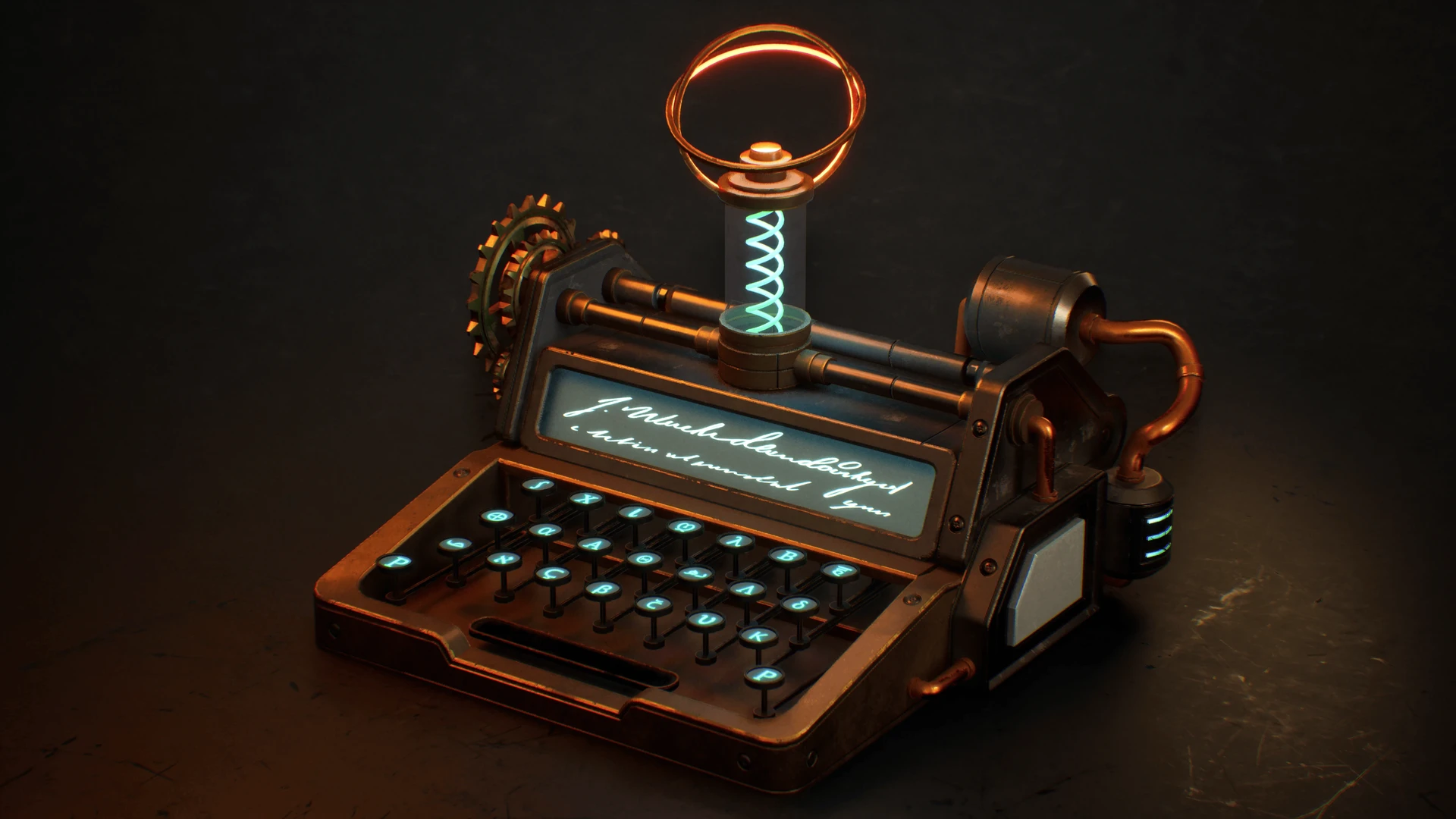 ArtStation - Quantum Aether Typewriter