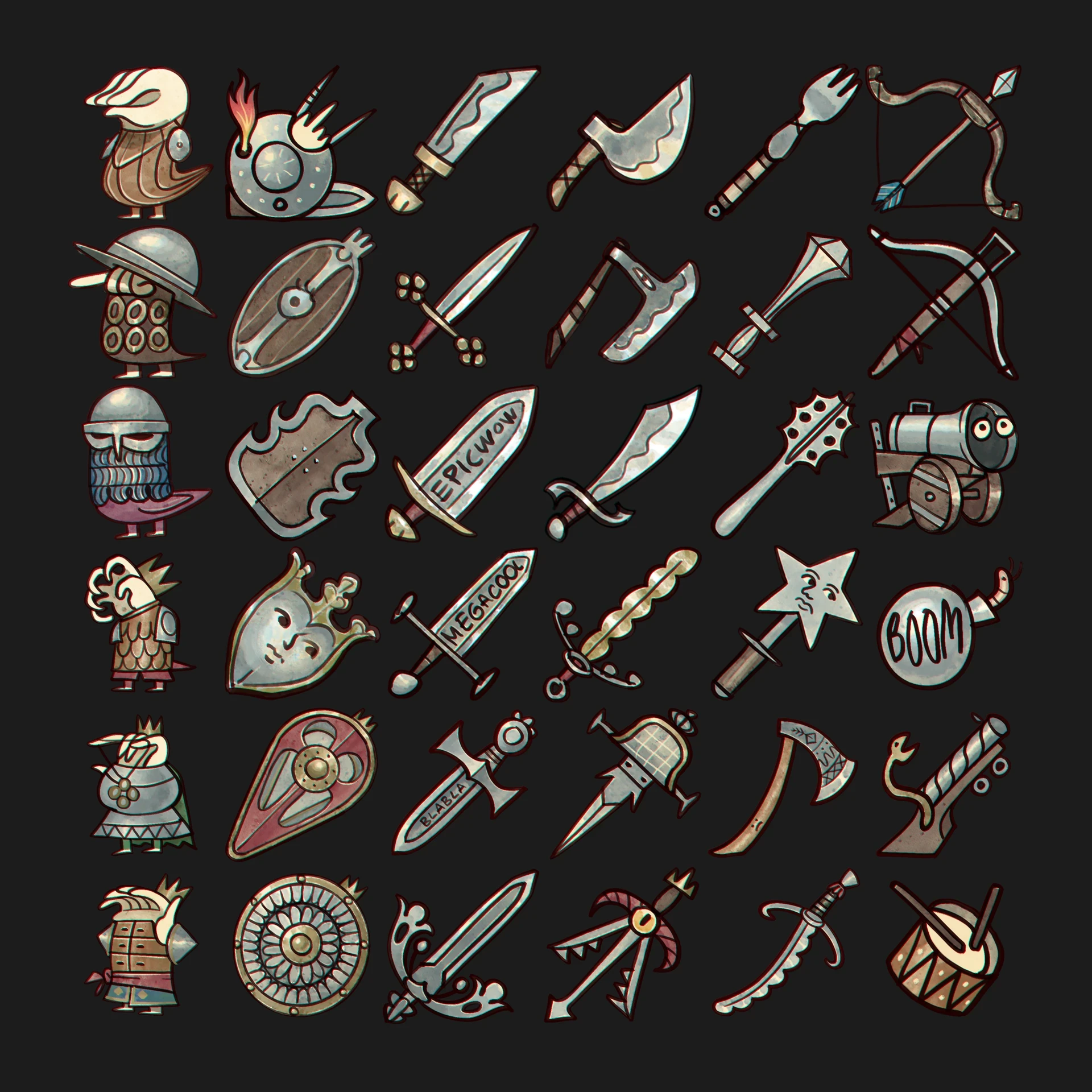 blueprint iconography