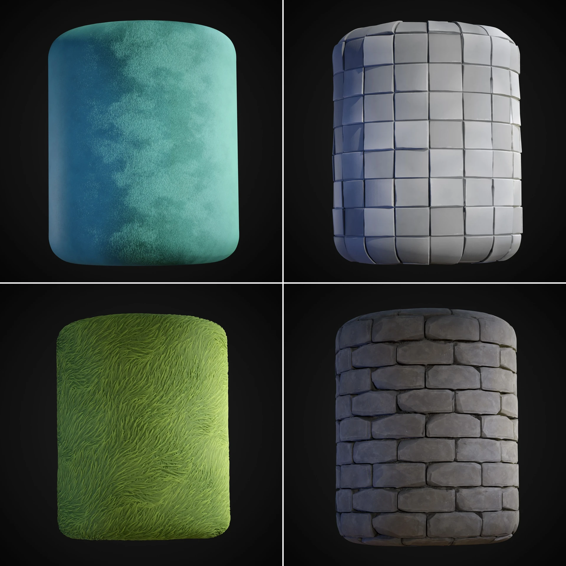 ArtStation - Stylized textures set