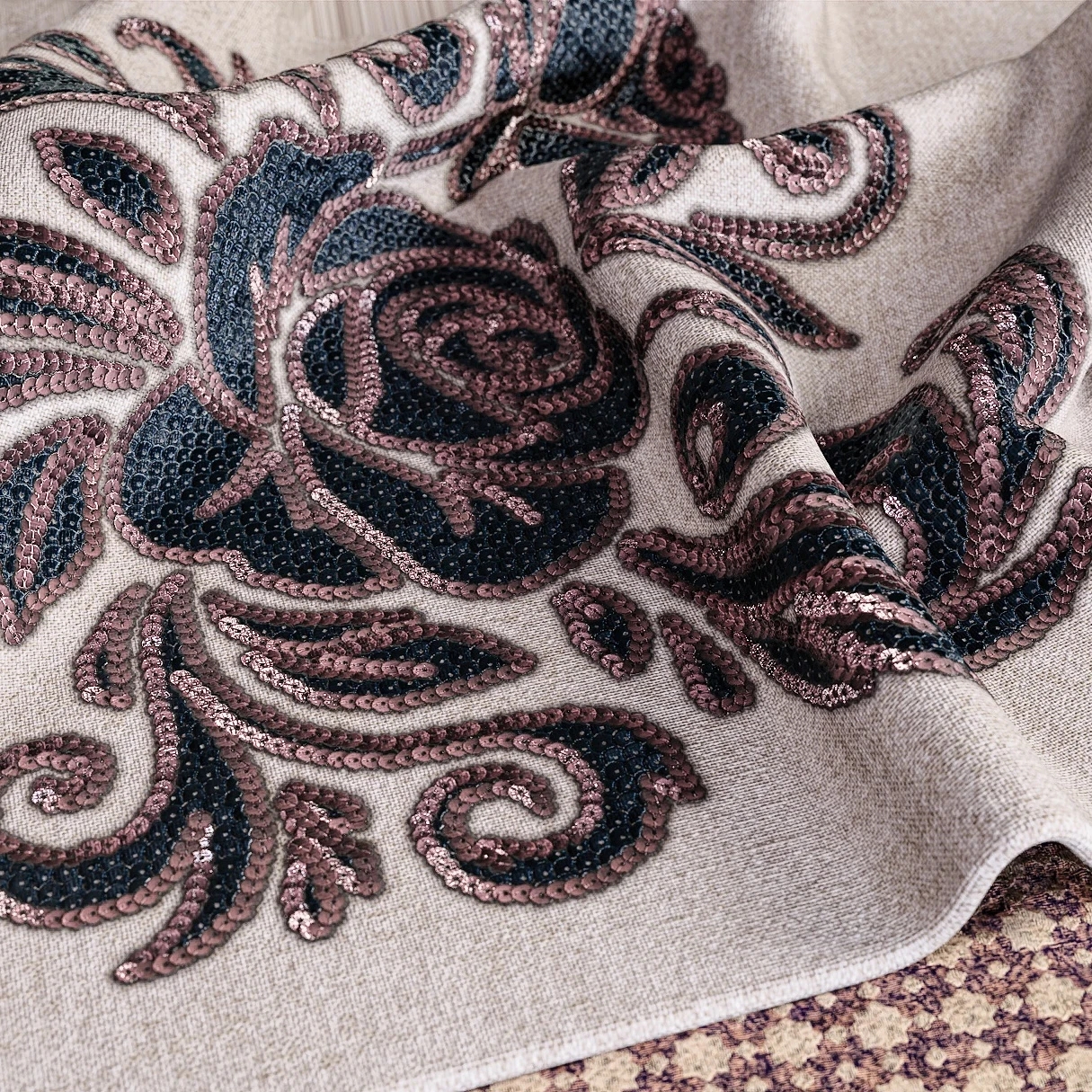 ArtStation - 50 Floral Sequin Patch Materials(SBSAR) + 4K Textures - Vol 01