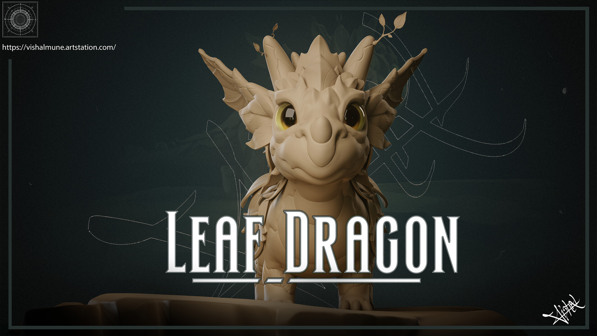 ArtStation - Leaf Dragon