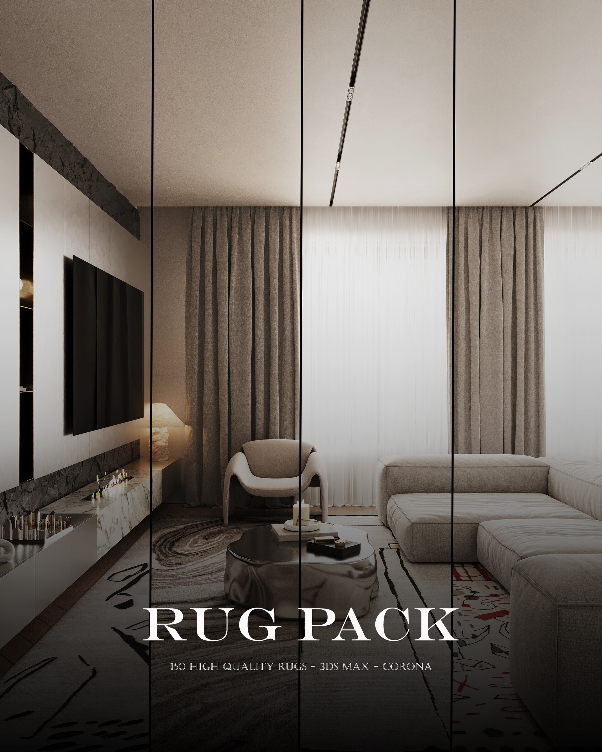 ArtStation - RUG PACK (Models + Materials)