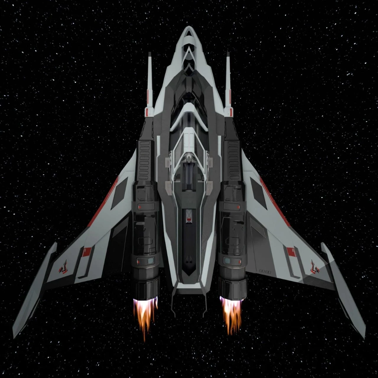 ArtStation - Sci-Fi Player Spaceship — 3D Model (Blender)