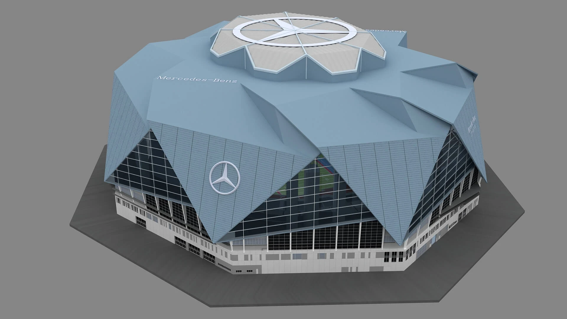 ArtStation - Mercedes-Benz Stadium 3d Model