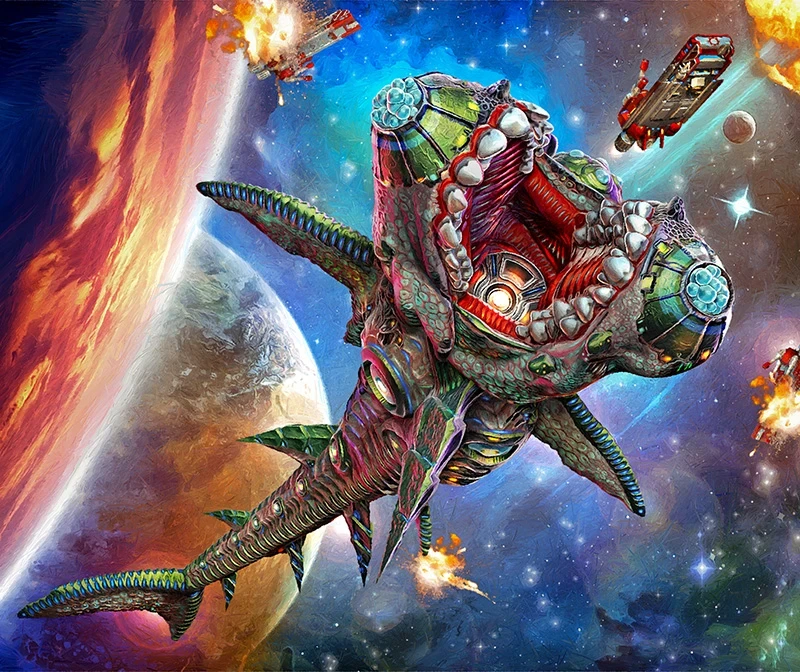 ArtStation - Star Realms large ships and bases