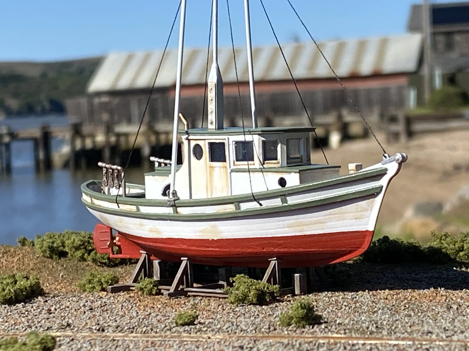 ArtStation - Classic Monterey Clipper style Fishing Boat