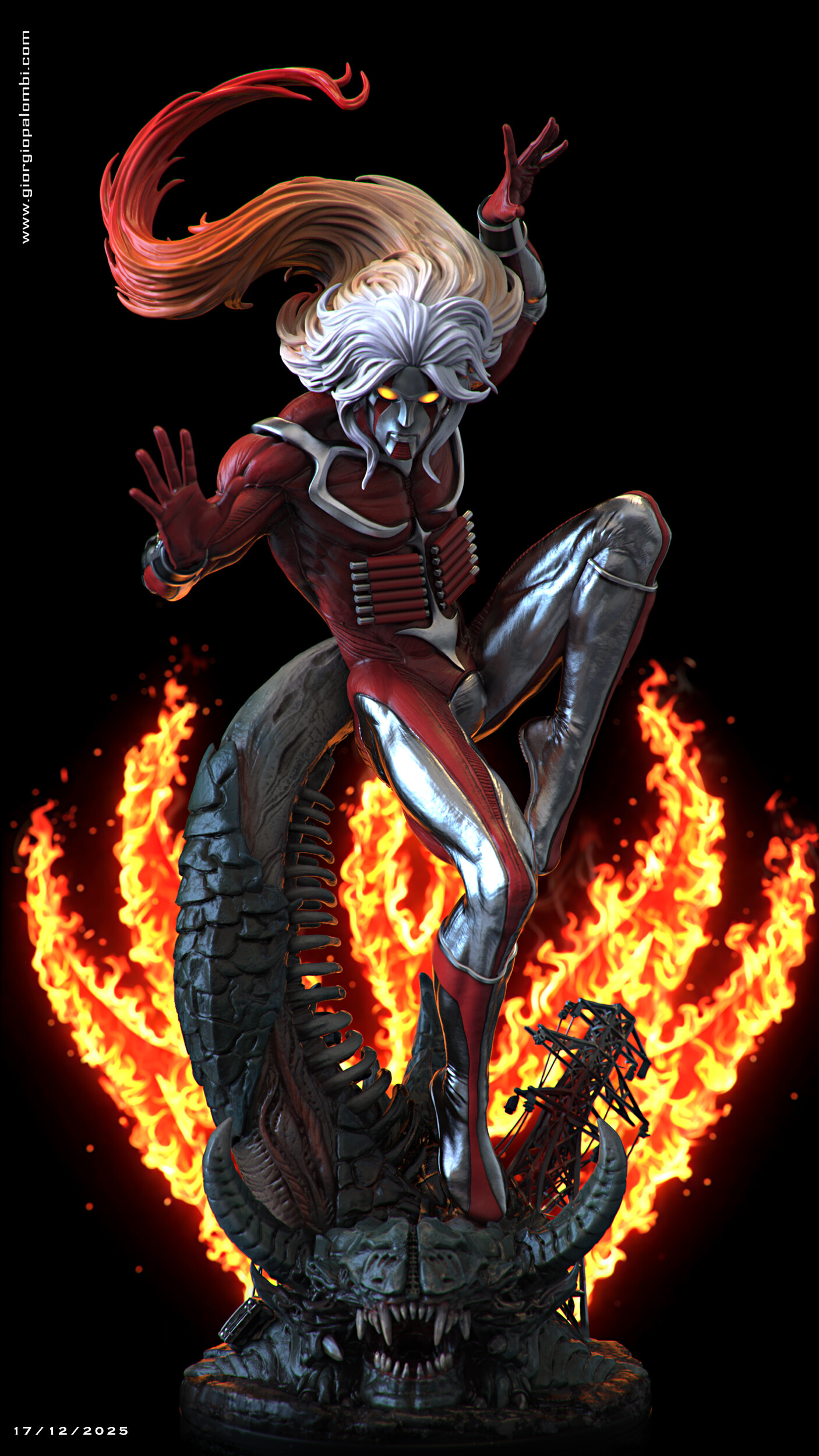 ArtStation - Megaloman - Fire dance