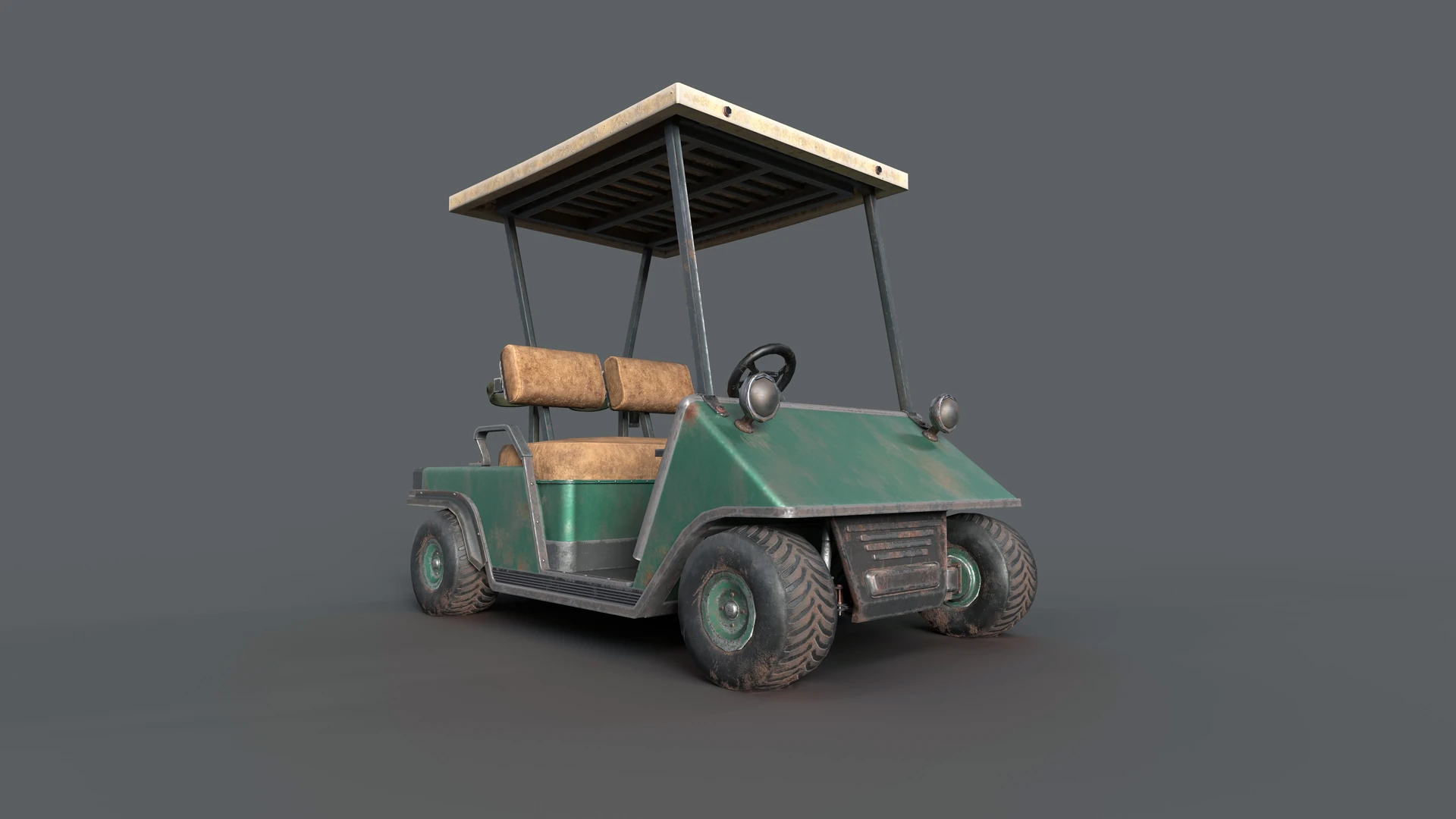 ArtStation - Golf Cart – 3D Model