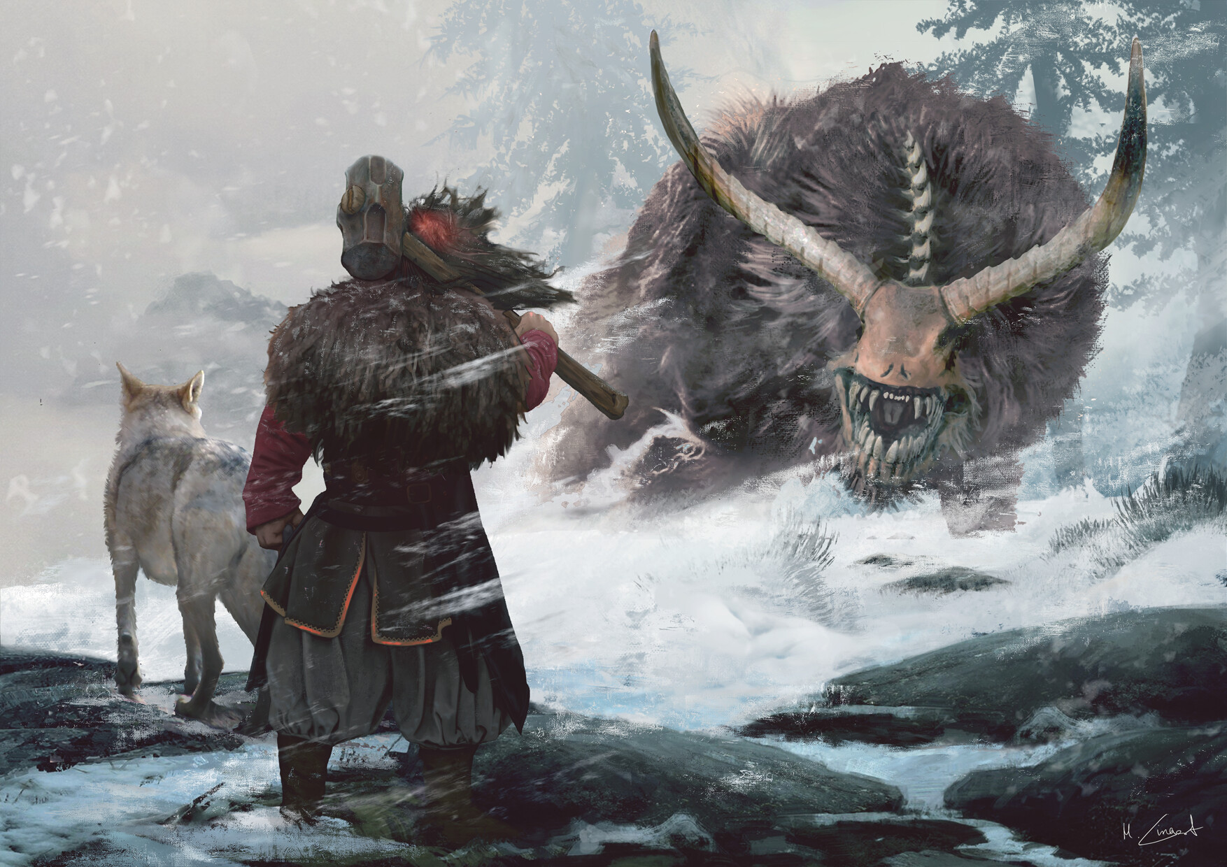 ArtStation - Facing the Beast