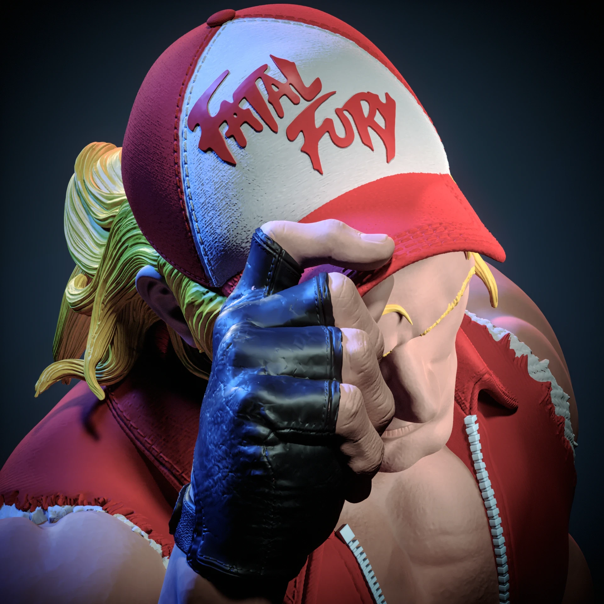 ArtStation - Terry Bogard – High Poly Character Sculpt